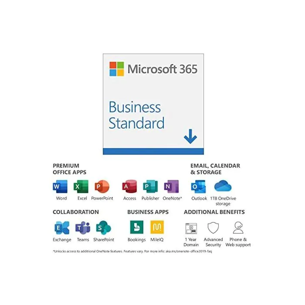 Microsoft 365 Business Standard Video editing and design tools with ...
