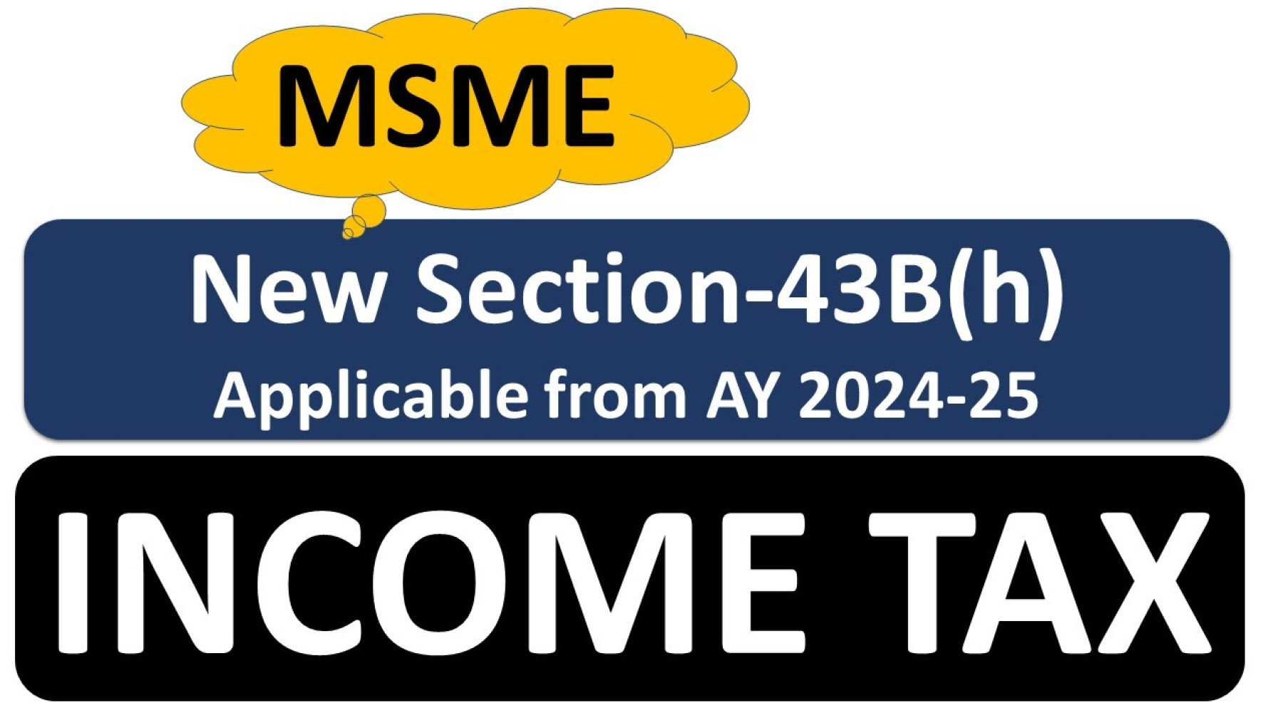 New Income tax law for purchases from MSME (Only Micro and Small MSME)